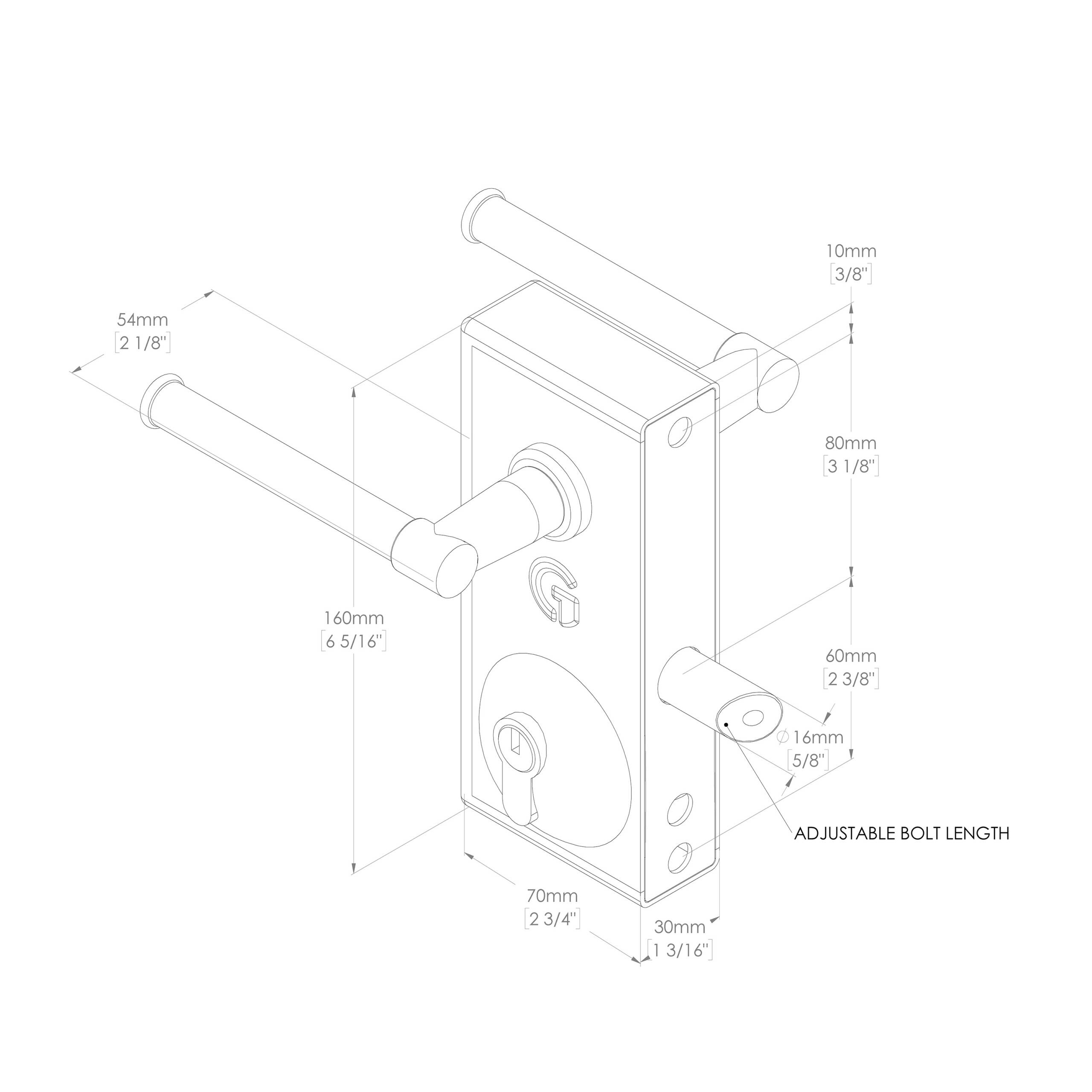 Superlock Latch Deadlock | CLA Security Fencing Systems